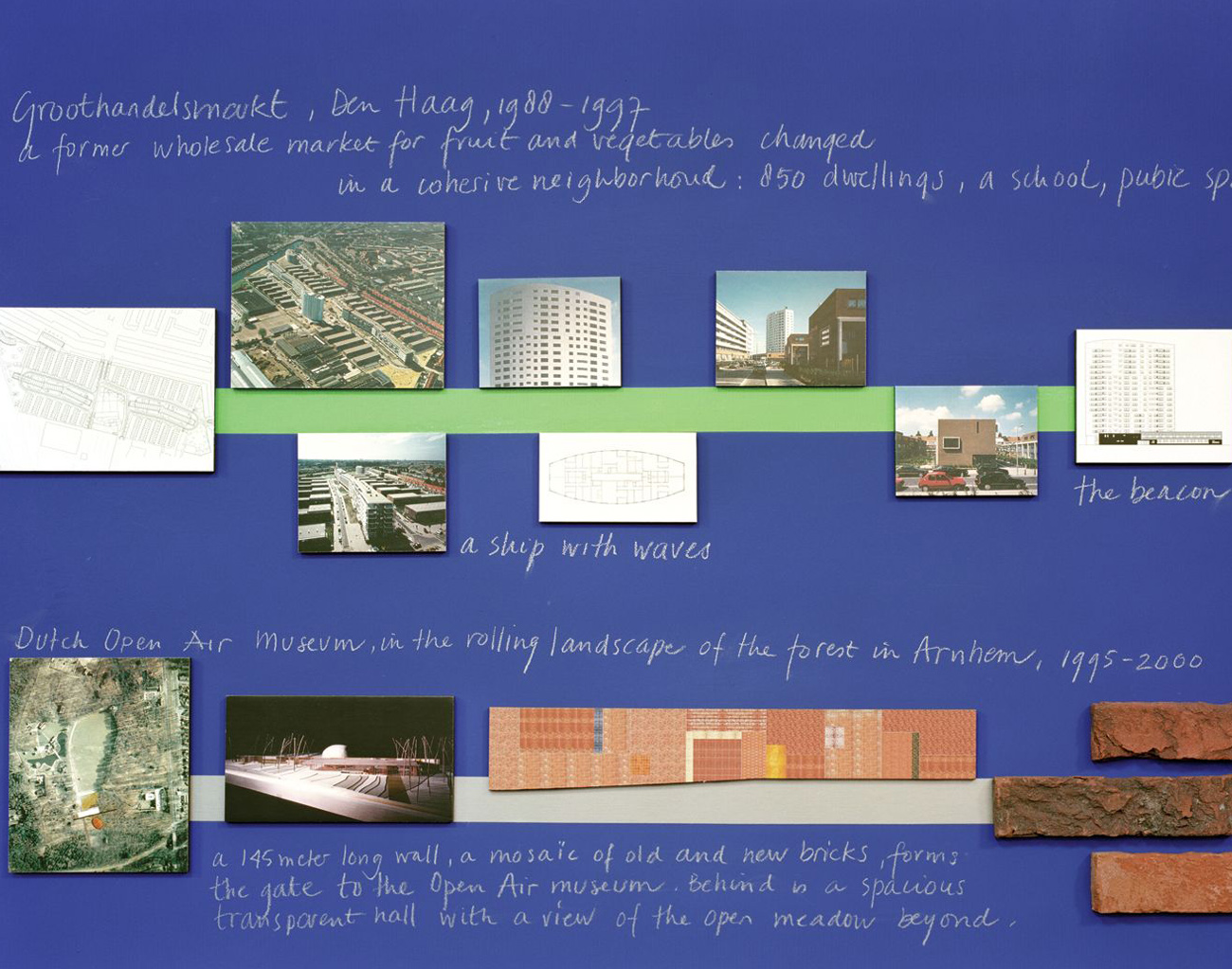 Mecanoo Blue Exhibition - Composition, Contrast, Complexity