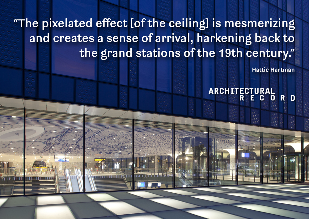 Blue Streak: Municipal Offices and Train Station Delft – Architectural ...