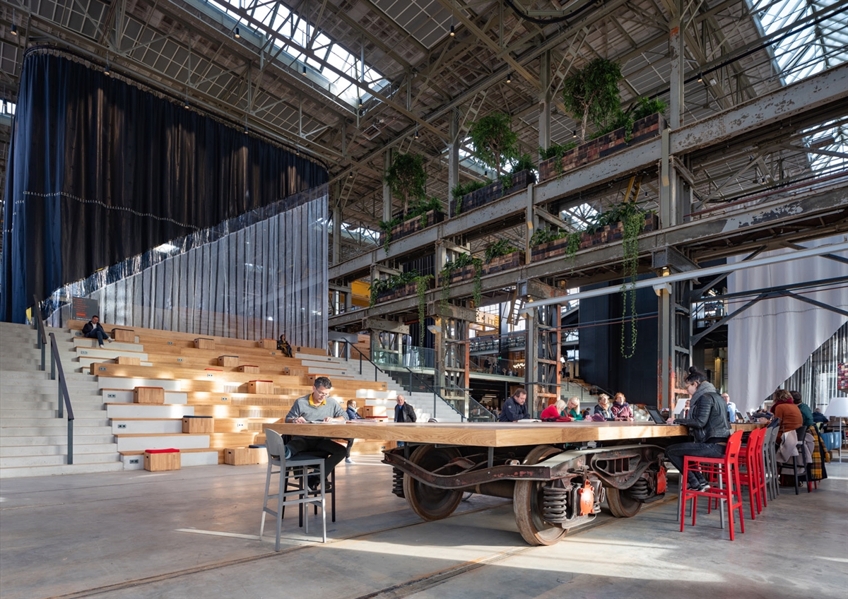 Mecanoo completes interior design for LocHal, a world-class library for ...