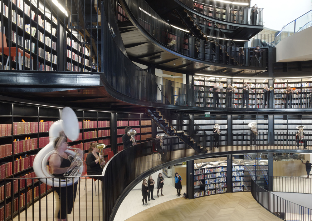 Birmingham's new central library has won a BBC online vote to find ...