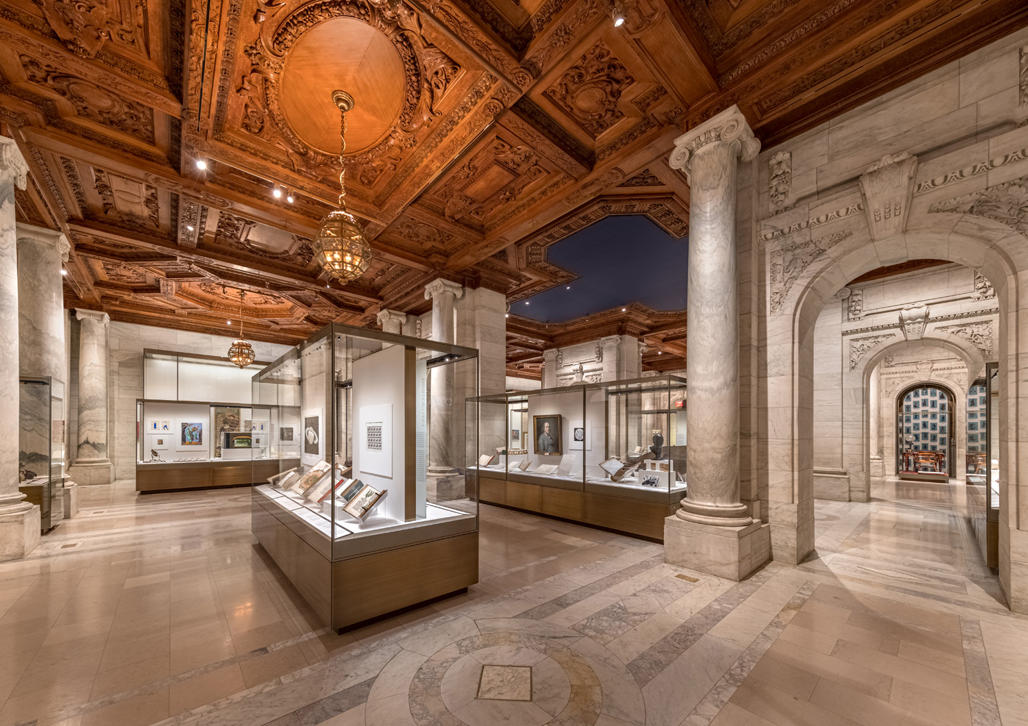 Grand opening of The Polonsky Exhibition of The New York Public Library ...