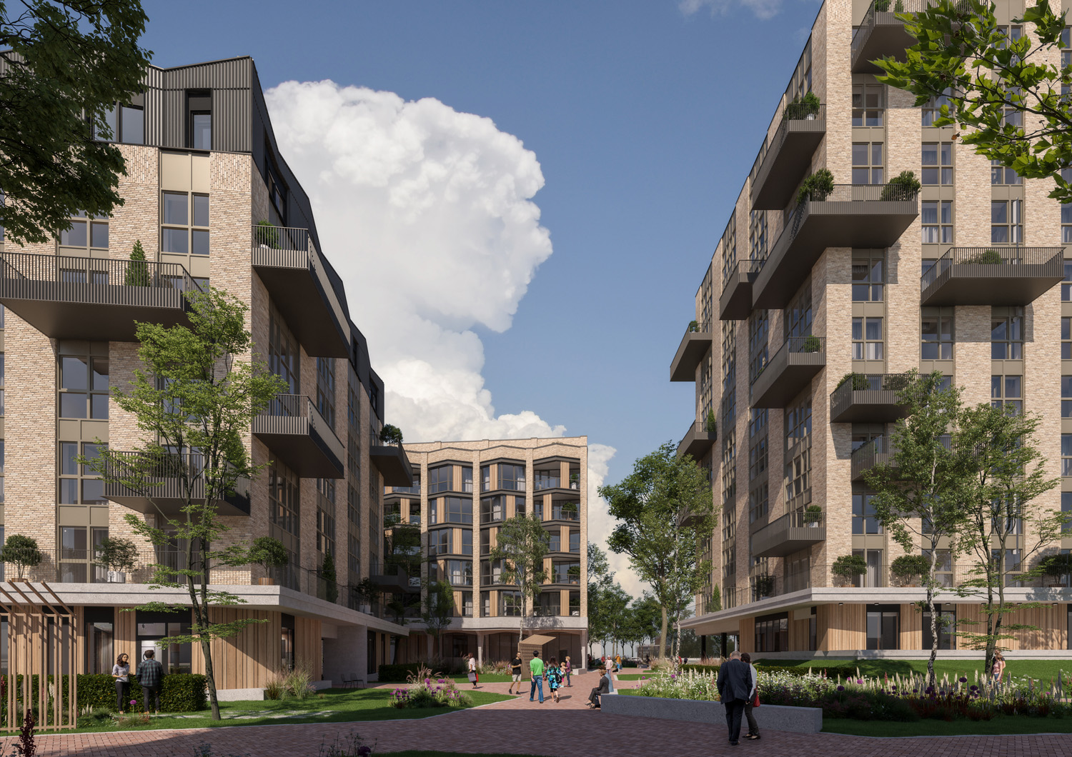 Mecanoo, Boparai and Hamlet design the largest wooden housing project ...